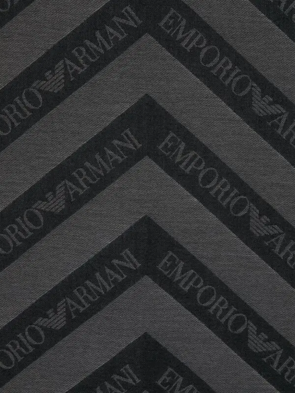Emporio Armani Chevron-jacquard Scarf