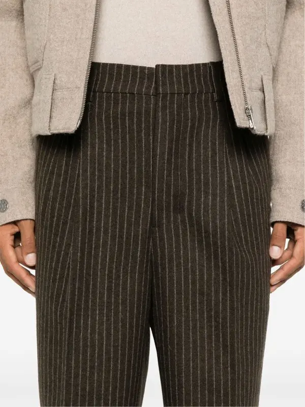AMI Paris Pinstripe Trousers