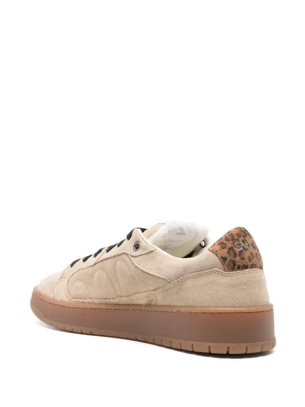 SANTHA Low Top Sneakers - Brown