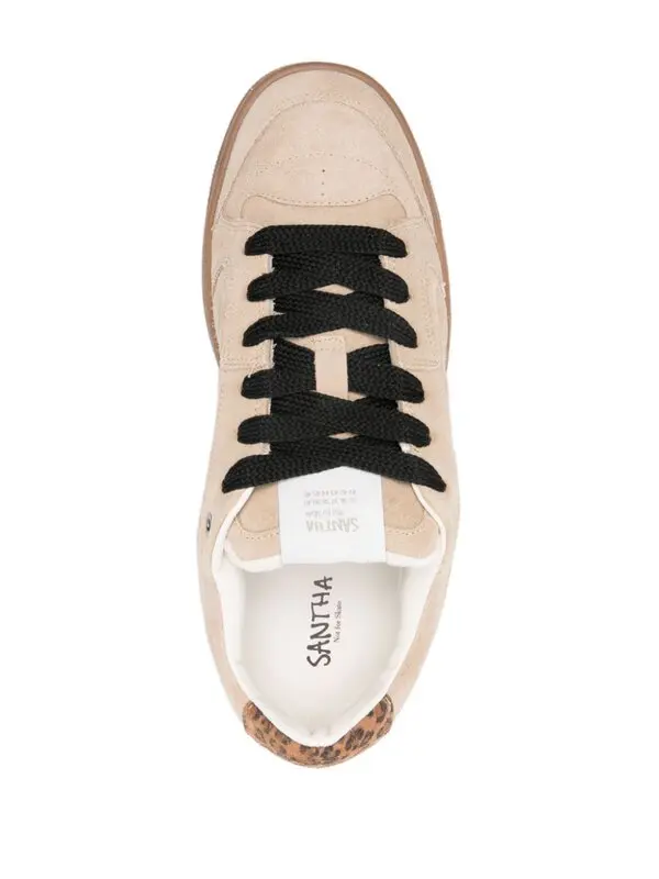 SANTHA Low Top Sneakers - Brown