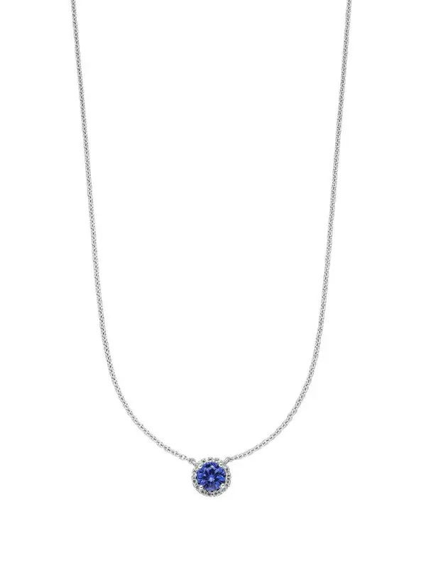 VEYNOU 14kt Gold Sapphire And Diamond Necklace - White