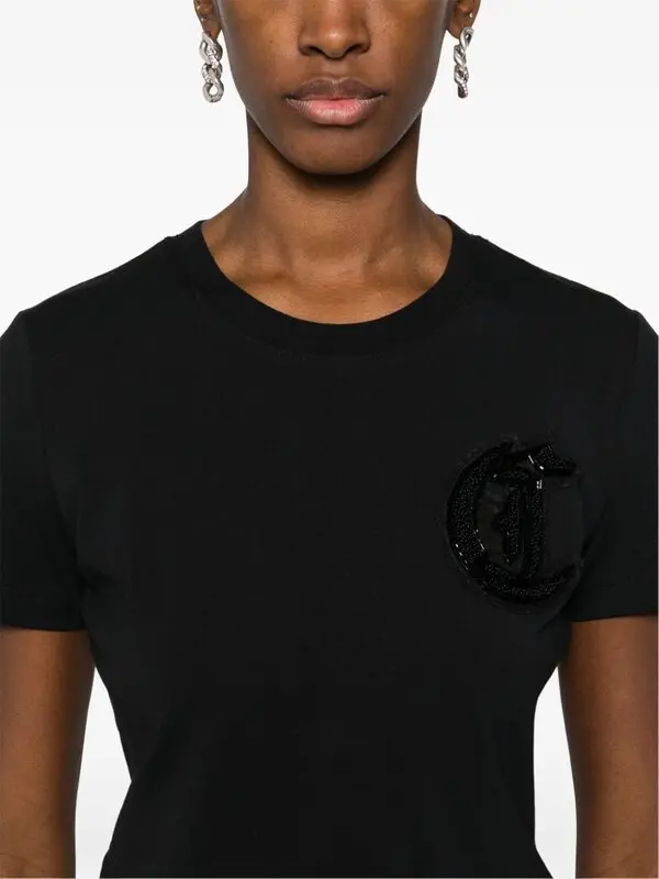Just Cavalli Bead-logo T-shirt