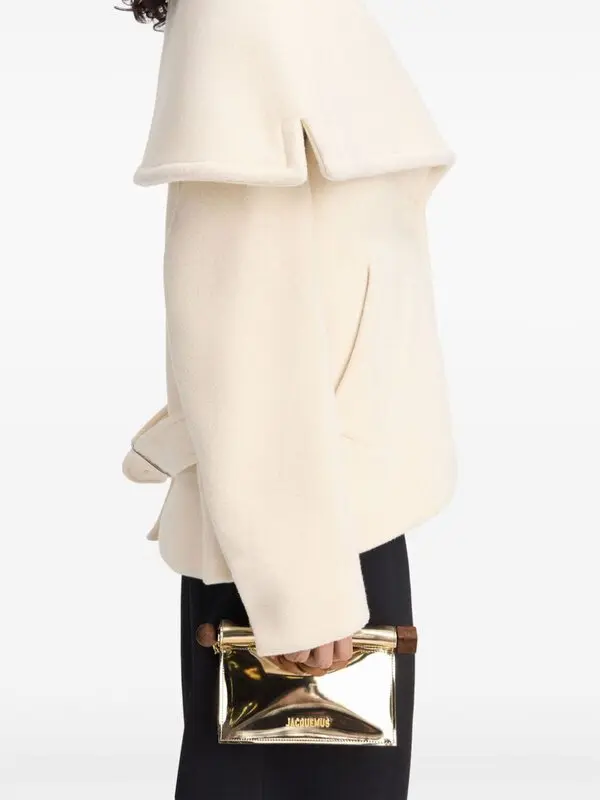 Jacquemus La Petite Pochette Rond Carré Clutch