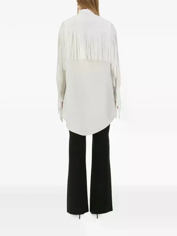 Moschino Fringed Poplin Shirt