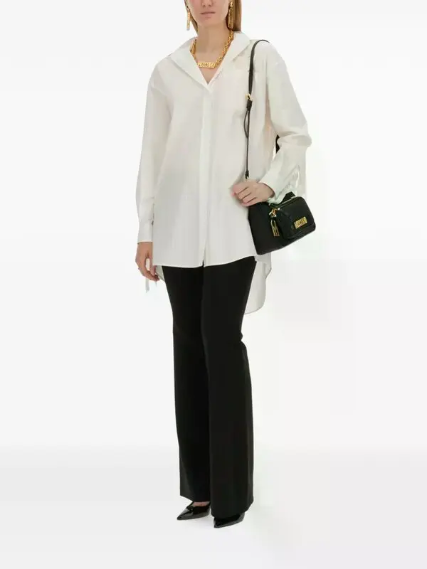 Moschino Fringed Poplin Shirt