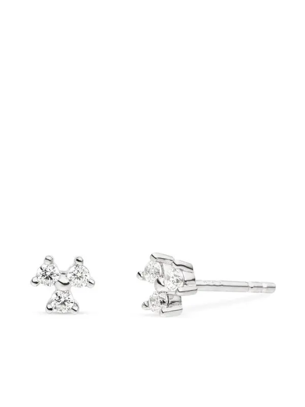 VEYNOU 14kt White Gold Diamond Stud Earrings
