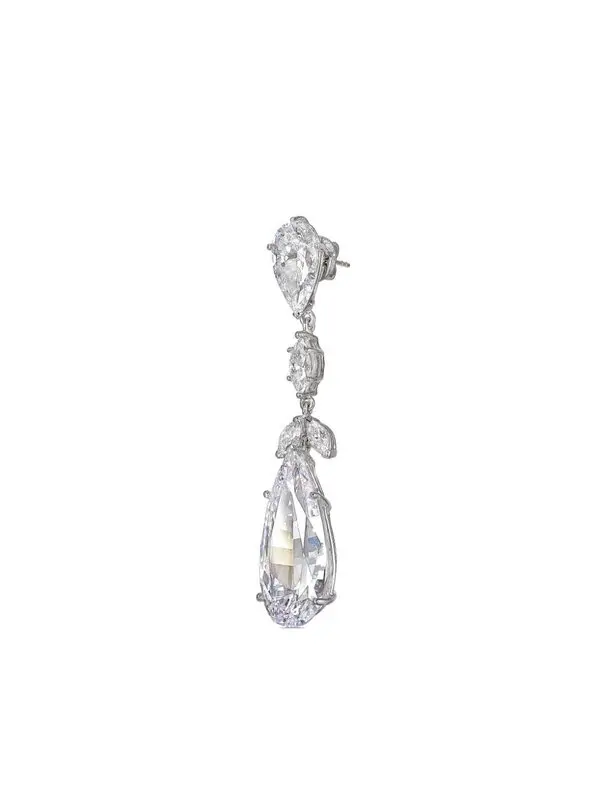 ANABELA CHAN 14kt White Gold Calla Lily Diamond Earrings