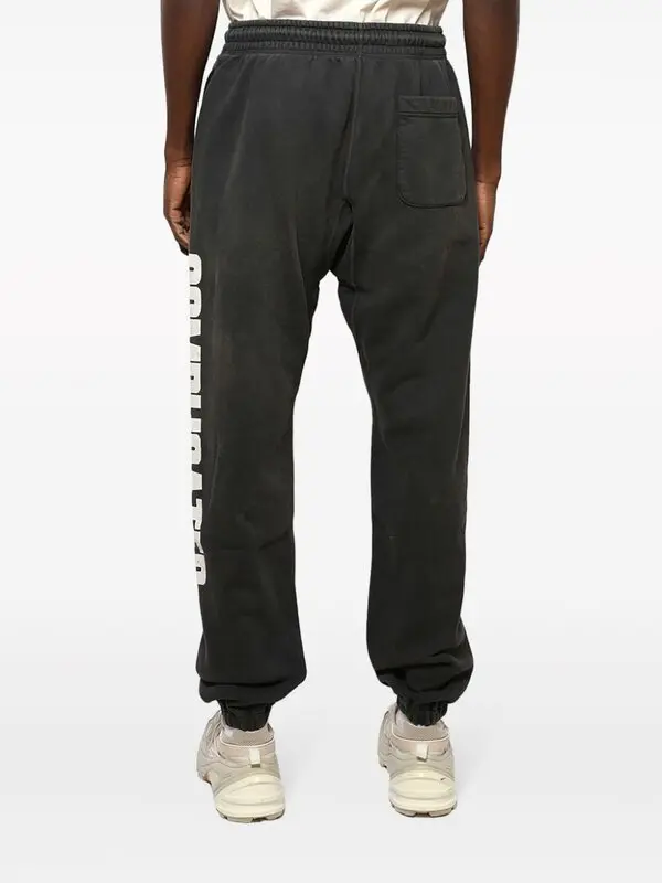 SAINT MXXXXXX Complicated Cotton Track Pants - Grey