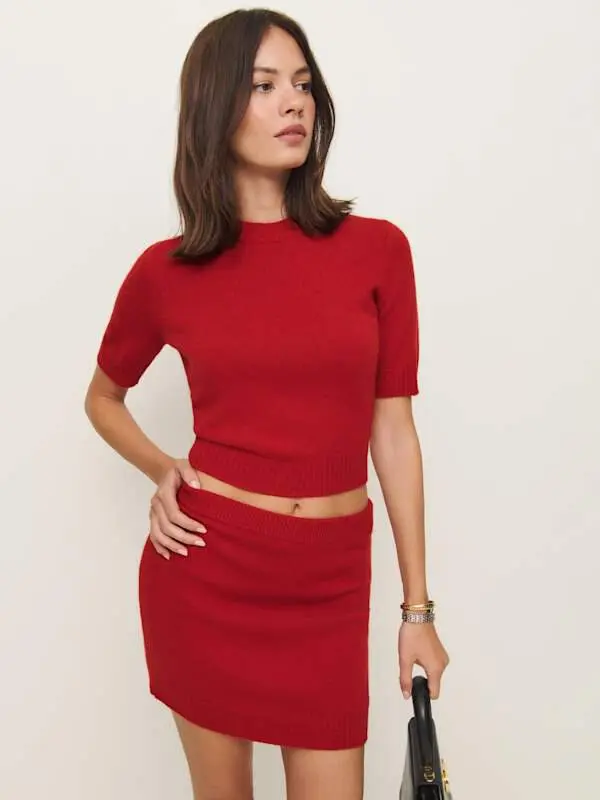 REFORMATION Londyn Cashmere Two Piece