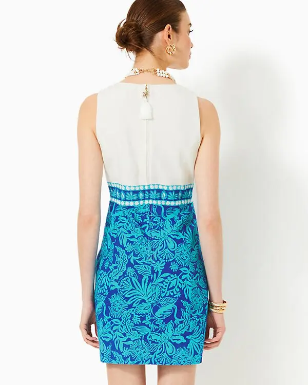Lilly Pulitzer Aubria Shift Dress - Breezy Aqua Jungle Escape Engineered  Dress | Editorialist
