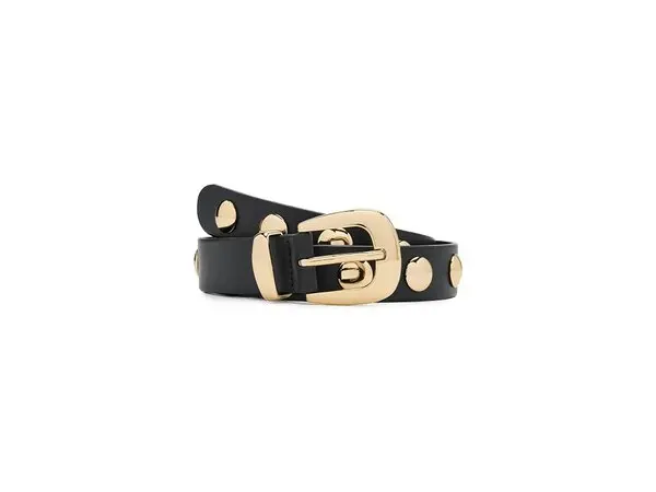 Madewell Studded Leather Belt - Black