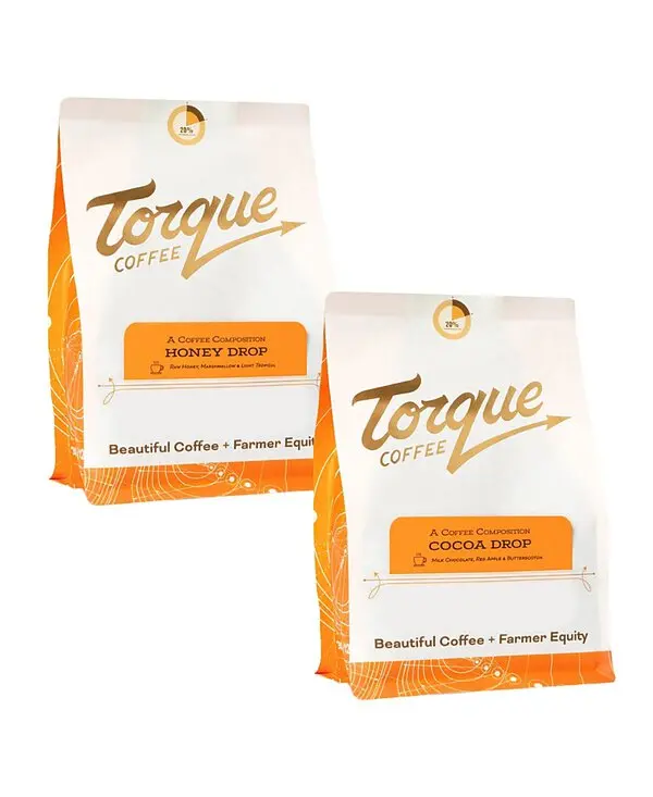 GOCOFFEEGO Torque Professor Peaberry's Drip Duo Cocoa Drop & Honey Drop - Brown