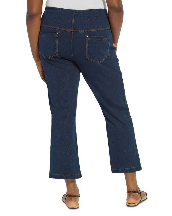 Lyssé High Rise Ankle Bootcut Jeans - Indigo