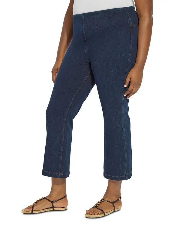 Lyssé High Rise Ankle Bootcut Jeans - Indigo