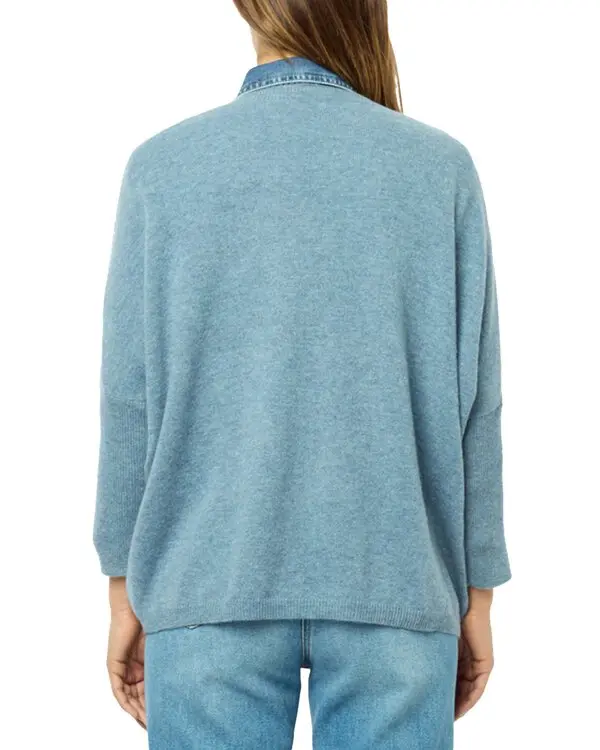 Gerard Darel Jourdan Cashmere V-neck Sweater - Indigo