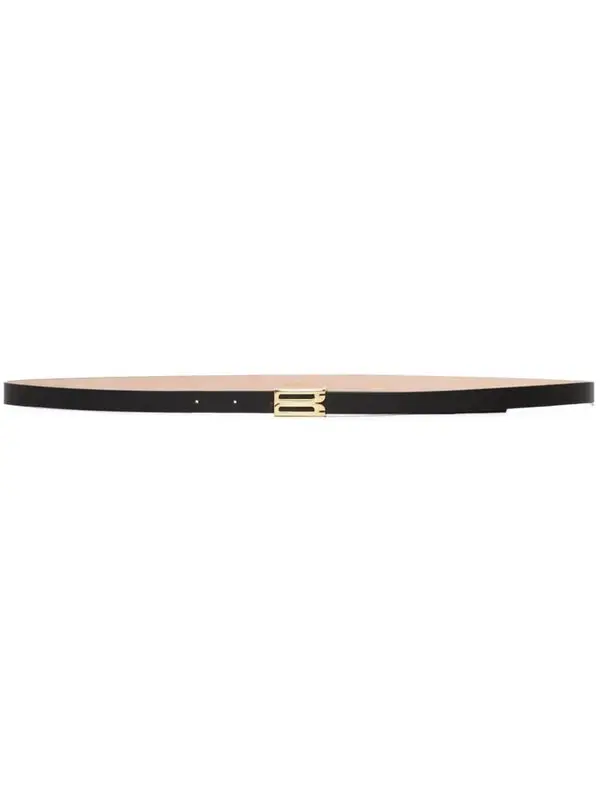Victoria Beckham Micro Frame Leather Belt - Black