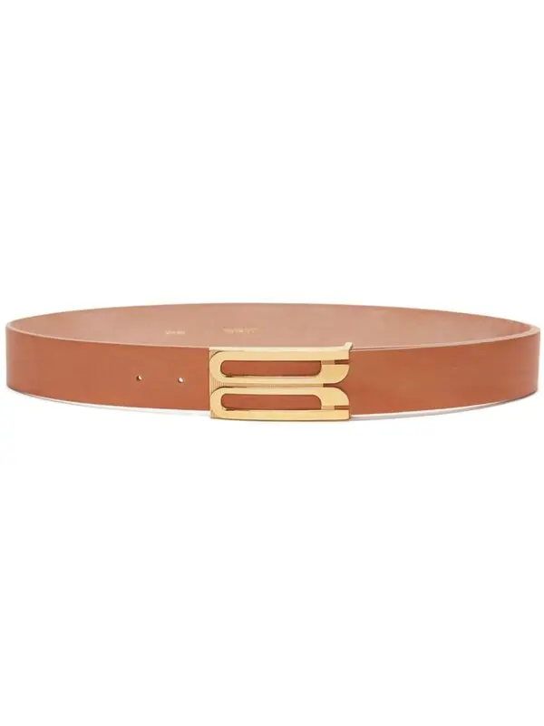 Victoria Beckham Jumbo Frame Belt - Brown