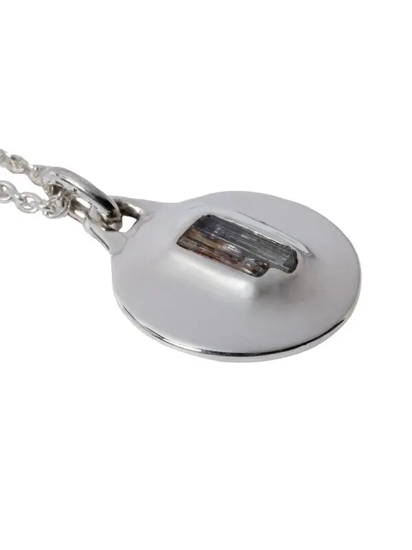 PARTS OF FOUR Disk Pendant Necklace - Silver