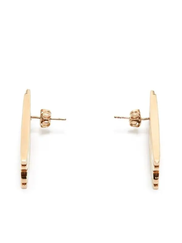 Victoria Beckham Frame Stud Earrings