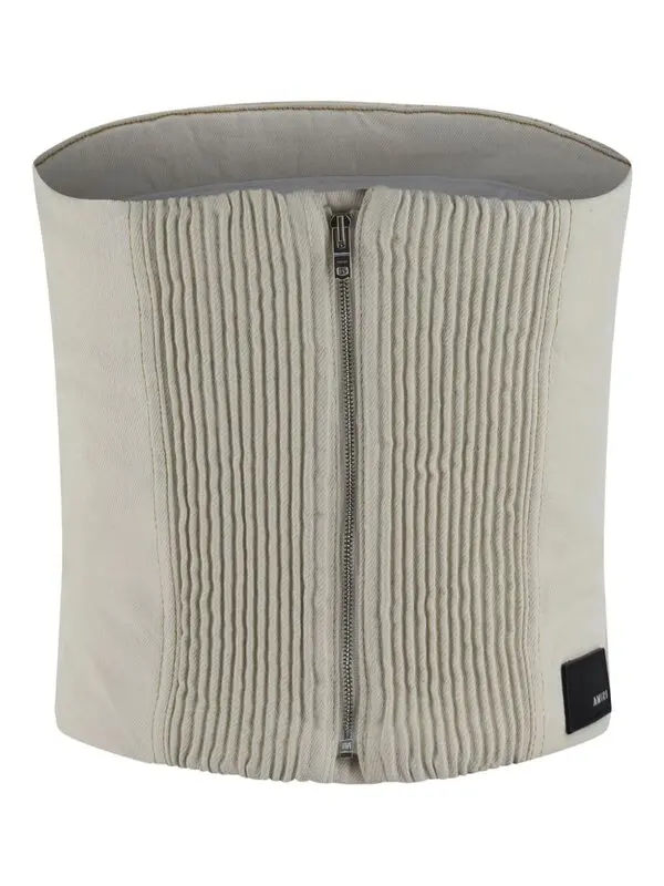 Amiri Panelled Denim Top