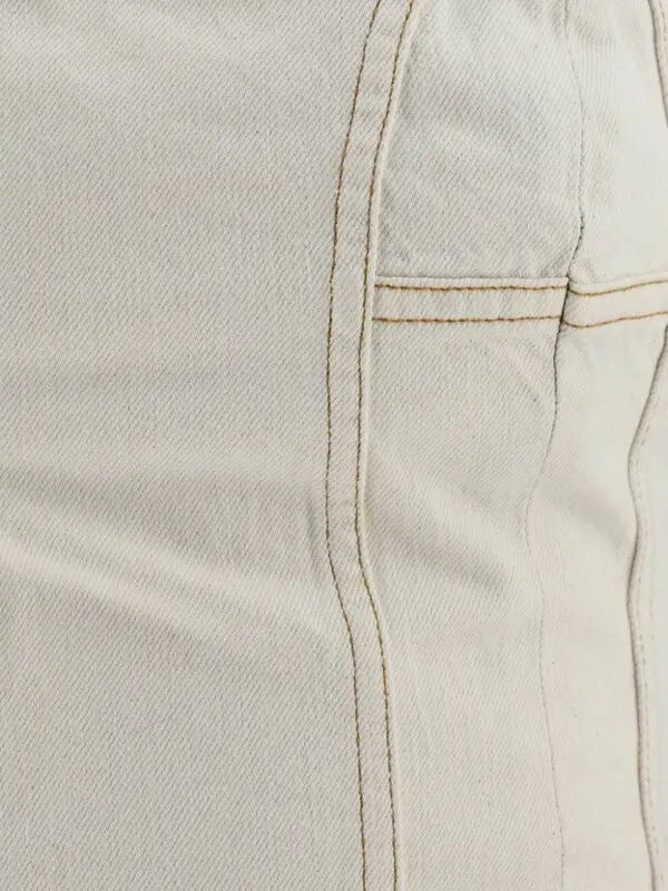 Amiri Panelled Denim Top