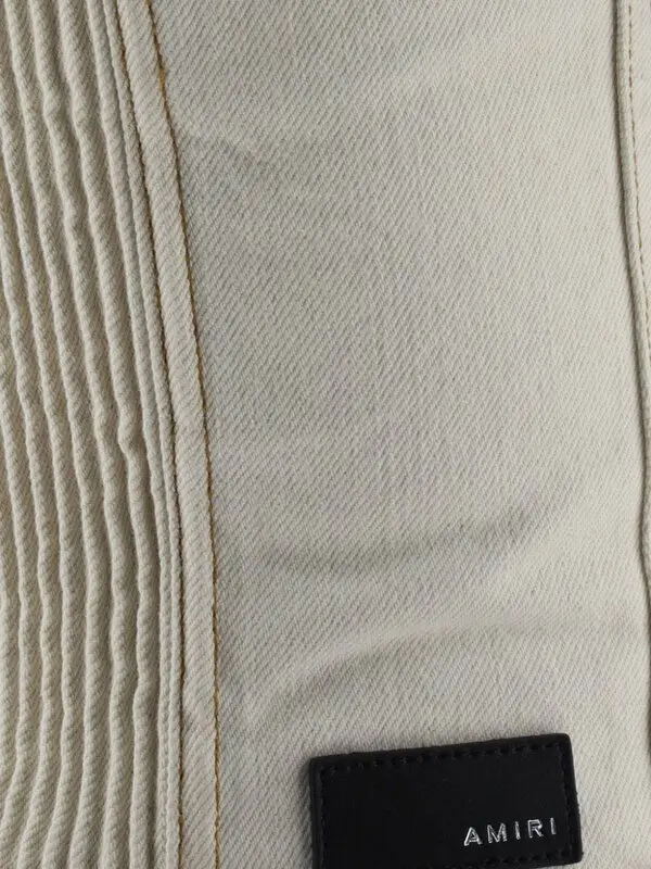 Amiri Panelled Denim Top