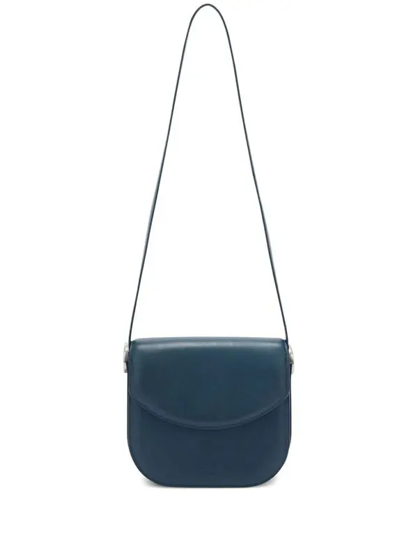 JIL SANDER Coin Leather Crossbody Bag