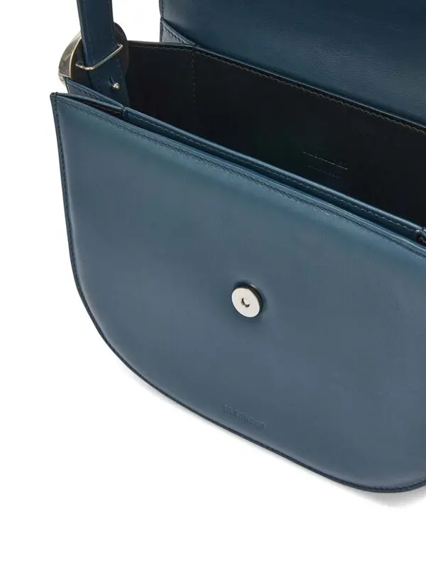 JIL SANDER Coin Leather Crossbody Bag