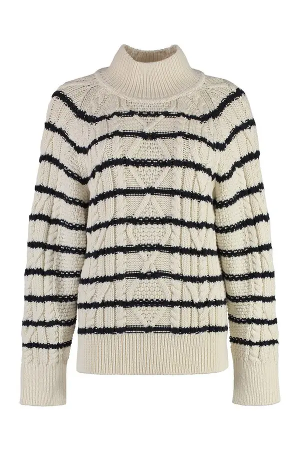 BOSS Wool Blend Turtleneck Sweater