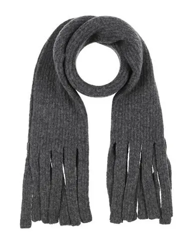 Emporio Armani Scarf Wool, Polyamide, Cow Leather - Grey