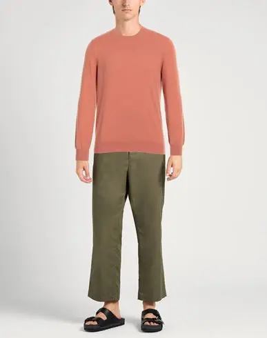 GRAN SASSO Crewneck Cashmere Sweater - Mandarin