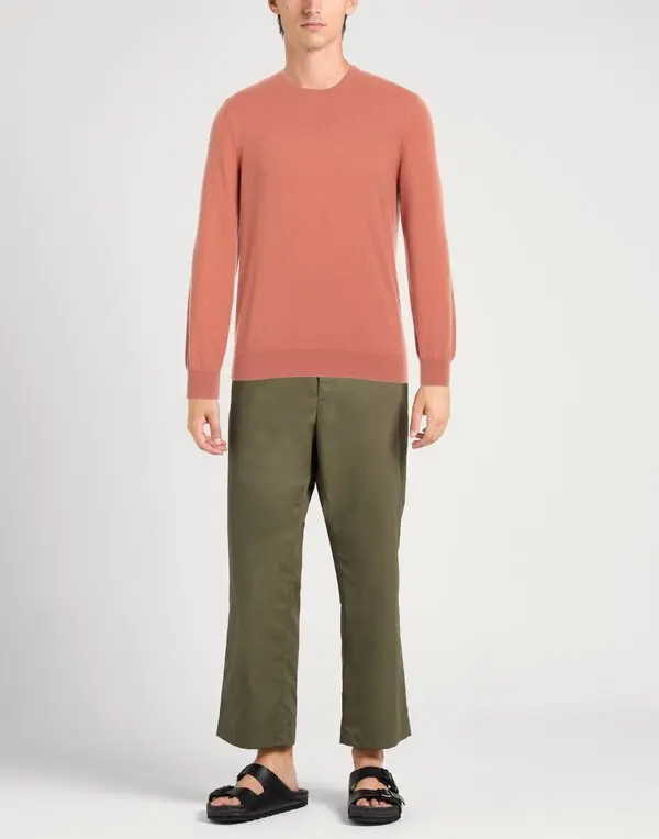 GRAN SASSO Crewneck Cashmere Sweater - Mandarin