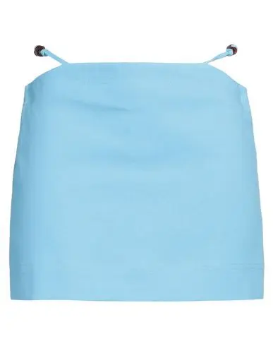 GANNI Organic Cotton Mini Skirt With Appliqués