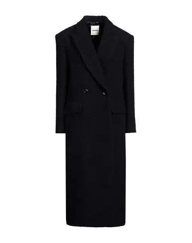 Sandro Double-breasted Flannel Coat