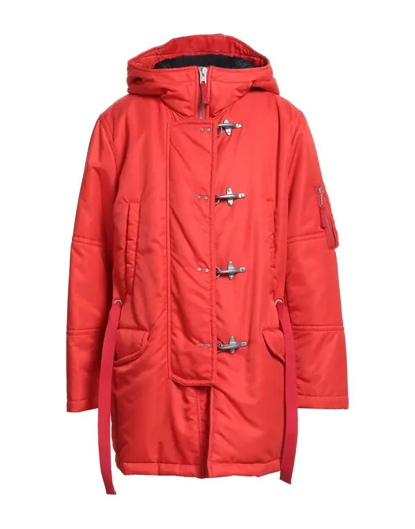 FAY ARCHIVE Duffle Coat - Tomato Red