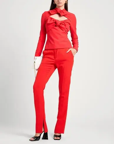 MSGM Bow Blouse - Tomato Red