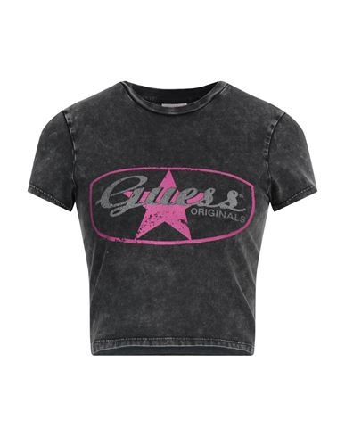 Guess T-shirt Size Cotton, Elastane - Charcoal