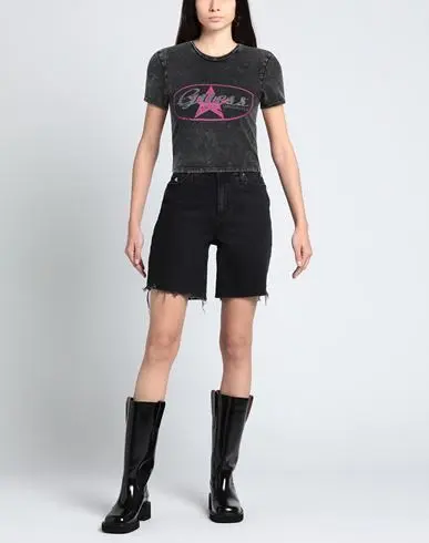 Guess T-shirt Charcoal Size Cotton, Elastane