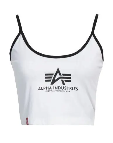 Alpha Industries Top Light Cotton Elastane - White
