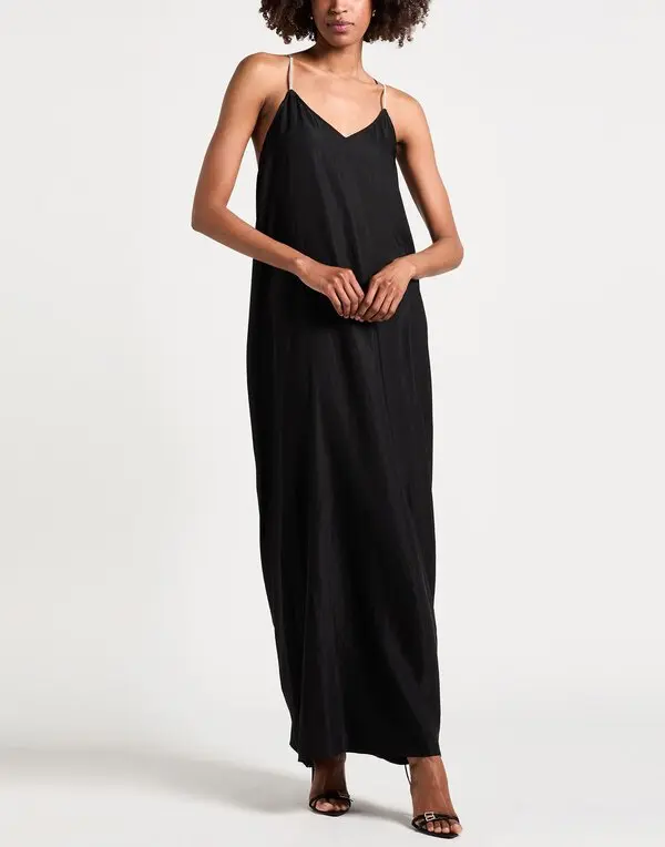 Peserico Viscose & Polyester Maxi Dress