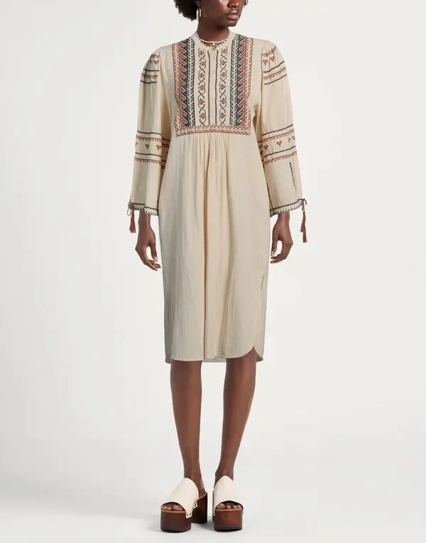 Antik Batik Midi Cotton Shirt Dress