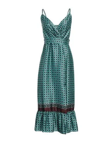 Sandro Midi Wrap Dress - Turquoise