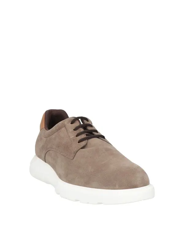 Hogan Leather Sneakers - Beige