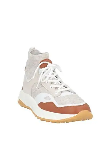 Hogan Leather And Textile High-top Sneakers