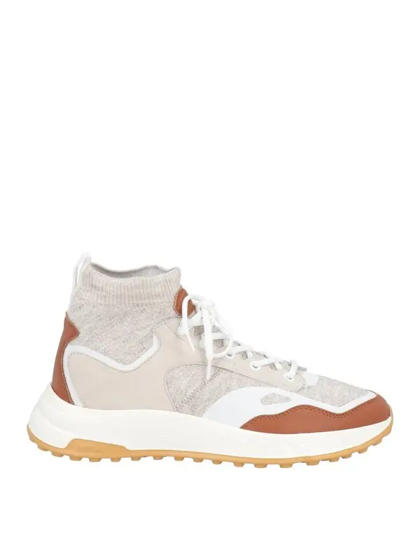 Hogan Leather And Textile High-top Sneakers