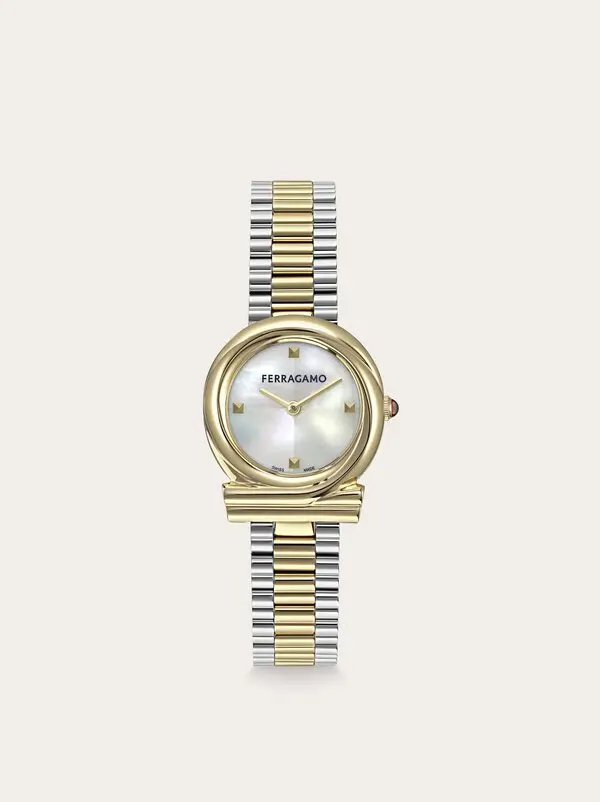 FERRAGAMO Gancini Twisted Watch - Gold