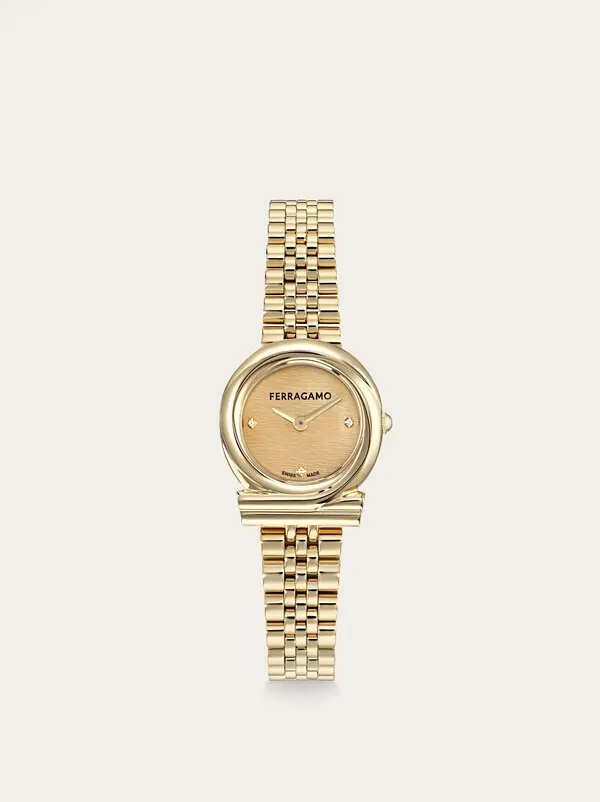 FERRAGAMO Gancini Twisted Watch - Gold