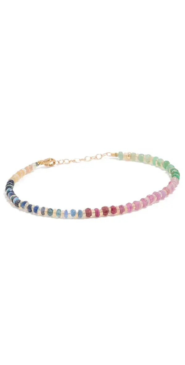 Jia Jia 14k Gold Sapphire And Opal Bracelet - Rainbow
