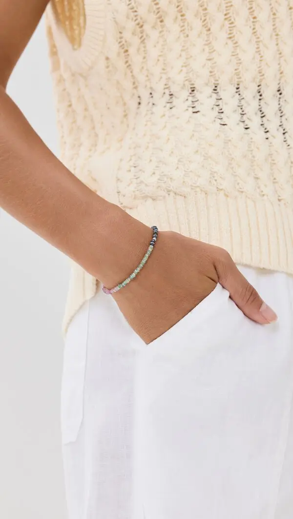 Jia Jia 14k Gold Sapphire And Opal Bracelet