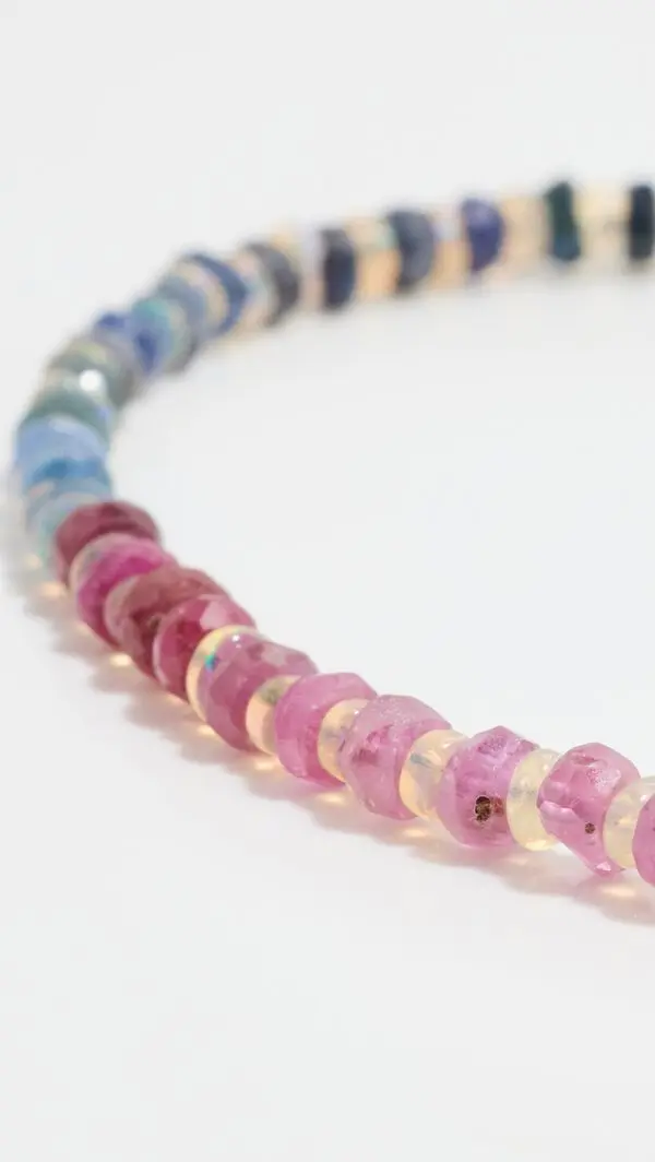 Jia Jia 14k Gold Sapphire And Opal Bracelet